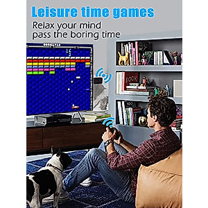 Fadist Retro Game Console, Built in 1800+ Classic Games, 4K HD Output Video Game Console, with 2 Classic Controller, Plug and Play Games Console, Ideal Gift for Kids, Adult, Friend, Lover