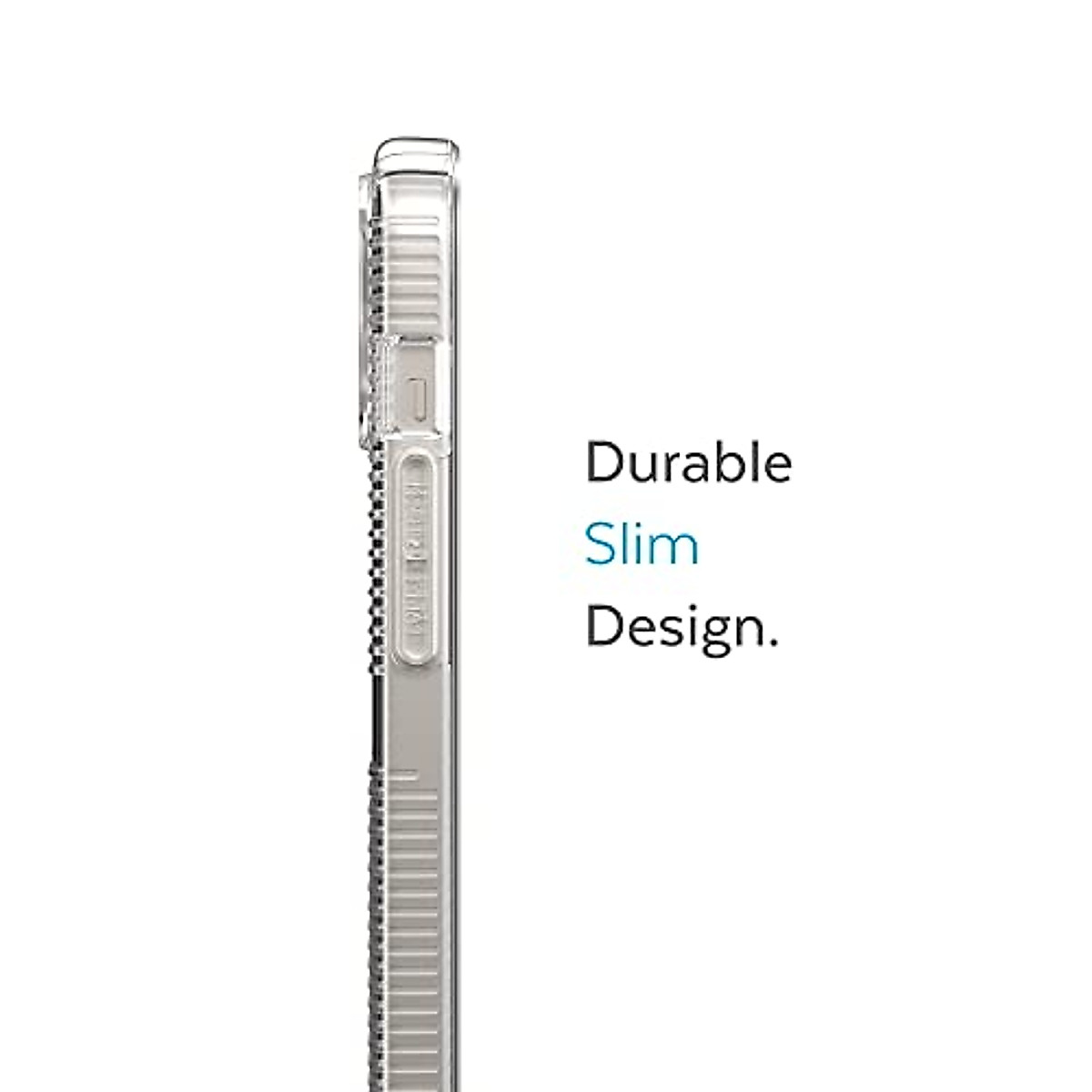 Speck Clear iPhone 15 Plus & 14 Plus Case - Slim Phone Case with Drop Protection, Scratch Resistant & Anti Yellowing Case with No Slip Grip for iPhone 15 Plus & 14 Plus 6.7 Inch Model - GemShell Grip