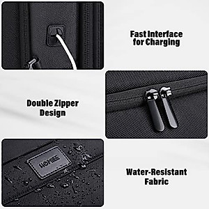 HOMIEE Carry On Luggage 22x14x9 Airline Approved Travel Laptop Backpack, 50L Expandable Suitcase Extra Large Daypack Weekender Overnight Duffel Bag Fits 17.3/18 Inch Computer