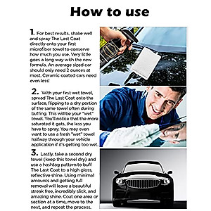 RIOUSERY Ceramic Coating for Cars, 10.2 Oz Car Wax Polish Spray Waterless Car Wash & Car Polish & Wax, The Ultimate Nano Ceramic Spray Protection for Car, Boat & Motorcycle for Easy Use