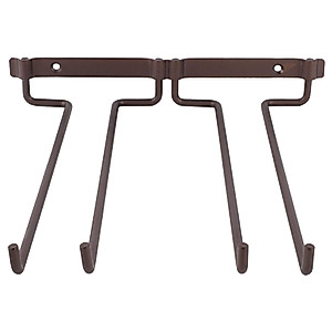 SUCIE Wine Glass Rack, Metal Glasses Storage Hanger Wine Glass Hanging Rack for Home for Kitchen for Hotel for Bar