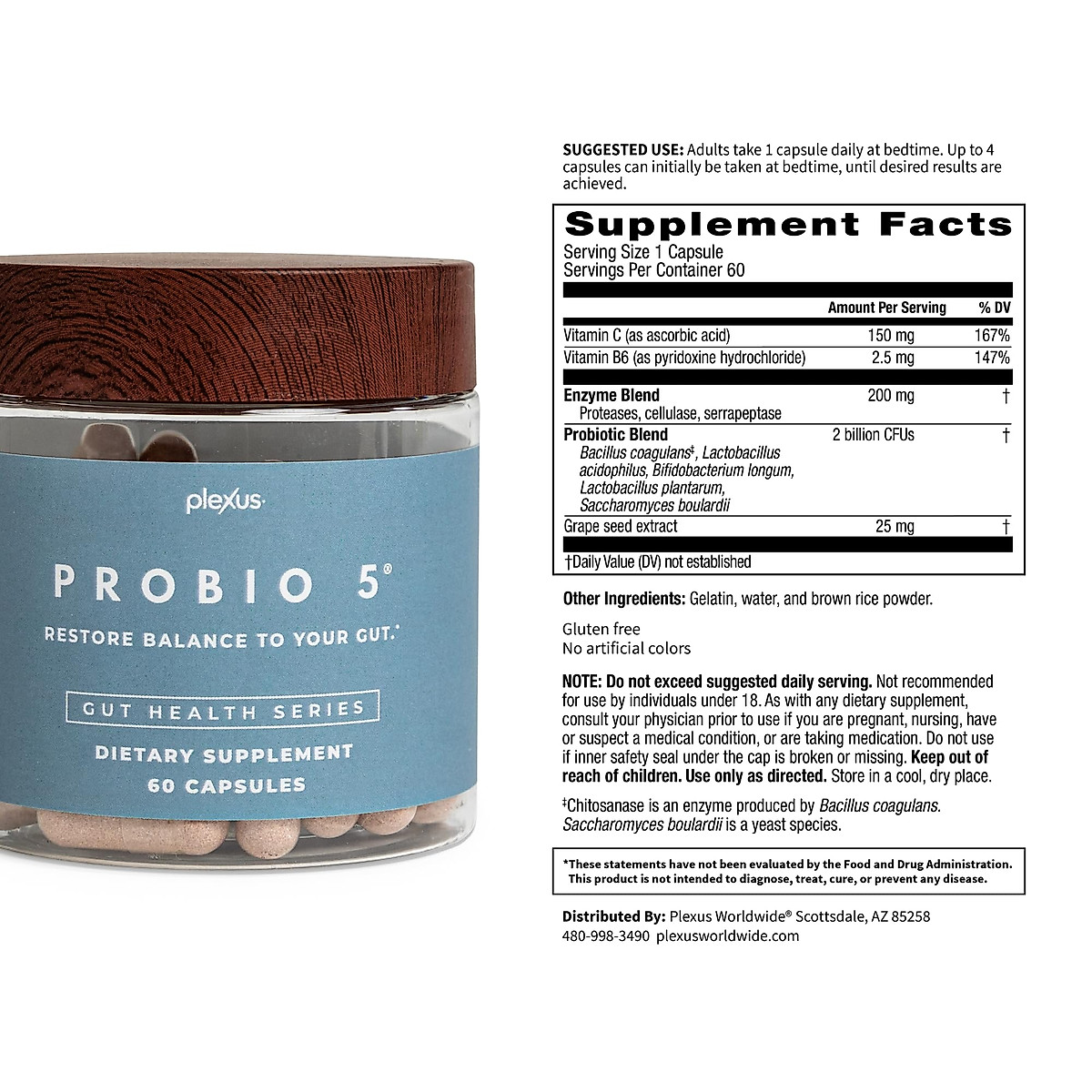 Plexus® ProBio 5®, 60 Capsules