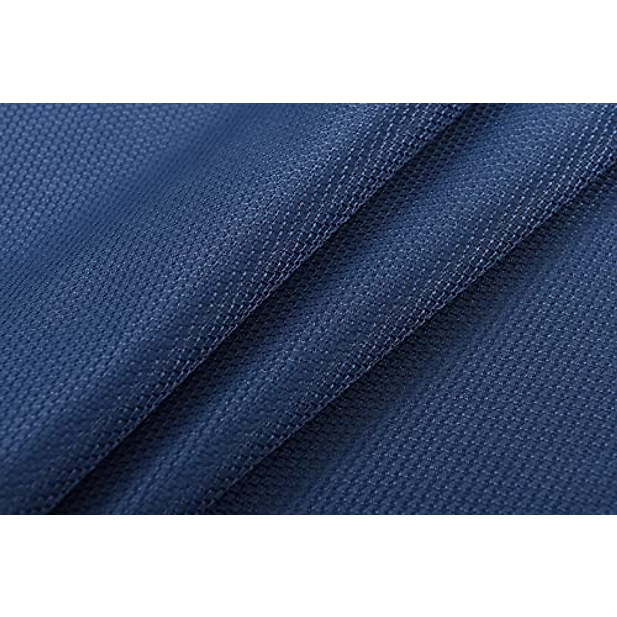 Biscaynebay Textured Fabric Round Tablecloths 60 Inches in Diameter, Navy Water Resistant Spill Proof Washable Tablecloths for Dining, Kitchen, Wedding, Parties etc. Machine Washable