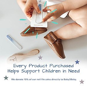 Baby Nail File, Safe Alternative for Nail Clippers, Must-Have Baby Essentials, Ideal Gift for Any Occasion Including Baby Shower, Blue - Baby Blue Giraffe