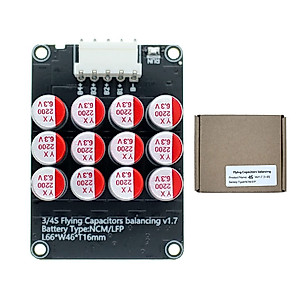 3S 4S 5A Active Equalizer Whole Group Balancer Lifepo4 Lipo Lto Lithium Active Battery Energy Transfer Equalization Capacitor
