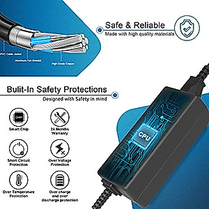 WZXHU 65W Acer C720 N15Q9 N15Q8 Laptop Charger for Acer Chromebook 15 R11 11 13 14 C720 C720p C740 A13-045N2A PA-1450-26 Spin 1 3 5 Swift 3 N16P1 CB3-131 Replacement AC Adapter Power Cord