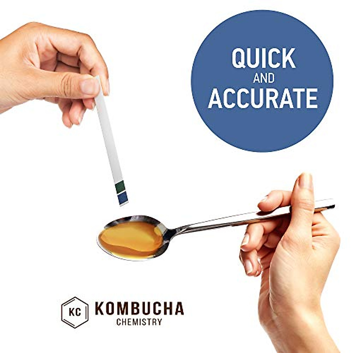 pH Test Strips for Kombucha Brewing 0-6 (0.5 Intervals) 100pc Kit