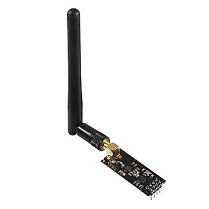 MELIFE 3 Set NRF24L01+PA+LNA RF Wireless Transceiver Module with SMA Antenna 2.4 GHz + NRF24L01 8 Pin Socket Breakout Adapters Compatible with Antenna LKY67