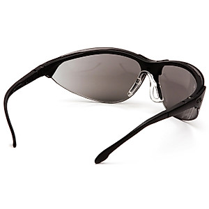 Pyramex Rendezvous Safety Eyewear Silver Mirror Lens Black Frame
