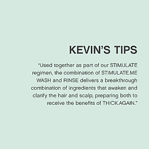 KEVIN.MURPHY STIMULATE-ME.WASH - Clarifying Shampoo for Hair & Scalp - For All Hair Types - Stimulates Hair - Hair Strengthening - Cruelty Free Shampoo - 250 mL / 8.4 fl oz