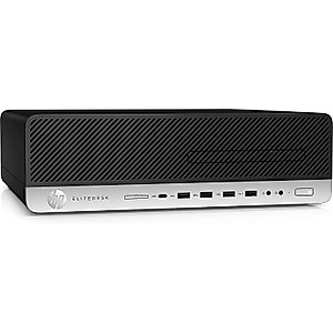 HP EliteDesk 800 G4 SFF Intel Core i7-8700 3.20GHz 16GB DDR4 256GB M.2 SATA SSD Desktop PC Refurbished Window 10 Professional Renewed
