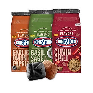 Kingsford, Charcoal Briquets with Basil Sage Thyme and Oakwood, 128 Ounce