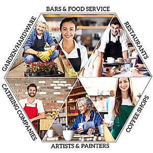 Sweetshow Cute Dogs Pets Apron with 2 Pockets and Adjustable Neck Waterproof Stain Resistant Dog Paw Dog Grooming Apron Apron for Women Men Kitchen Cooking Baking Bistro Bib Aprons