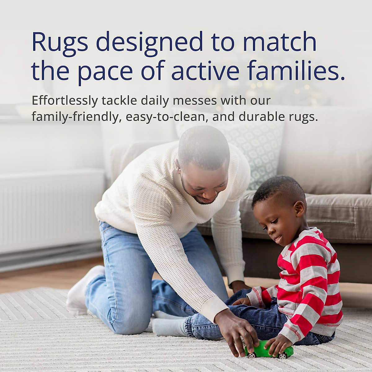 Abani Neutral Grey Area Rug 8' x 10' for Living Room, Bedroom - Criss Cross Line Zen Reiki Pattern - Durable & Easy to Clean