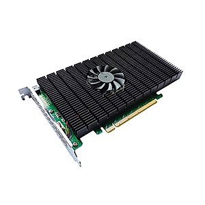 Highpoint 4-Port M.2 SSD7505 PCIe Gen3/Gen4 NVMe Bootable RAID Controller for Windows & Linux Systems
