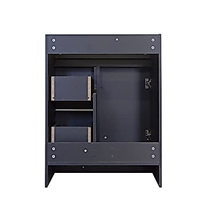 Design House Wyndham 24 Inch Bathroom Vanity, Freestanding Bathroom Sink Cabinet - Solid Wood Bathroom Vanity Cabinet, Dark Espresso