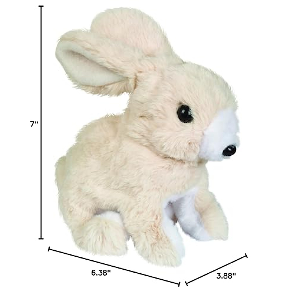 Westminster, Inc. Hoppy the Bunny - Cute, Cuddly, Plush Battery Operated Rabbit Toy Hops and Wiggles