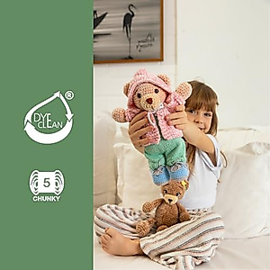 Circulo - Amigurumi Pelucia Yarn, Special Velvet Chenille Yarn for Amigurumi and Blanket, 144 yds, Worsted (8797 - Steel)