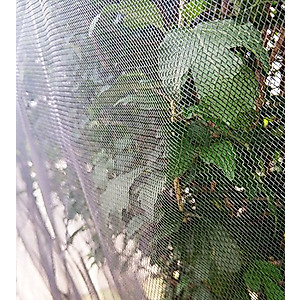 Agfabric Black Bird Netting Insect Barrier Garden Plant Cover, in-Shape Bag with Rope