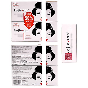 Kojie San Skin Brightening Soap - Original Kojic Acid, Dark Spot Remover Bar Soap with Coconut & Tea Tree Oil- 135g x 2 Bars