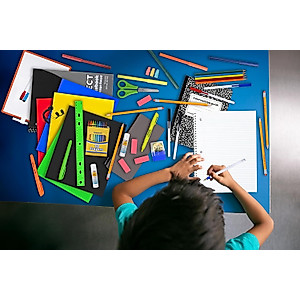 Trail maker Bulk Elementary School Supply Kits, 12 Packs of 45 Piece Wholesale School Supplies for Kids Includes Folders Notebooks Pencils Pens and Much More!