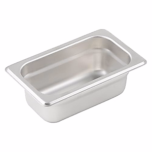 Winco SPJM-902 Steam Table Pan, 2.5" Deep, Stainless Steel