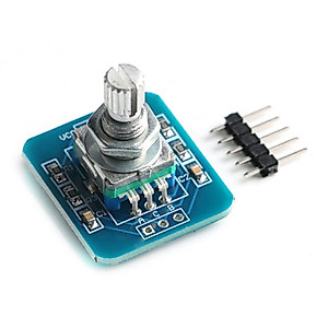 JESSINIE 5Pcs EC11 360 Degree Rotary Encoder Module Coding Encoding Module for Arduino