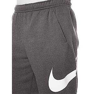 Nike Men's Sportswear Club Short Basketball Graphic, Charcoal Heathr/White/White, Medium