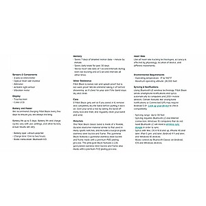 Fitbit Blaze Accessory Band, Leather, Camel, Large