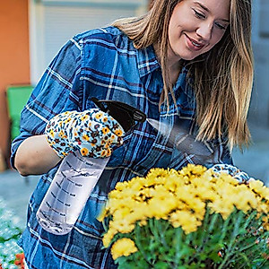 JIUZHU Empty Plastic Spray Bottles (5 pack) for Cleaning Solutions, Hair, Essential Oil, Plants, Refillable Sprayer with Mist and Stream Mode (17 oz)