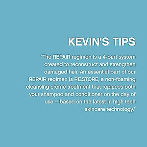 KEVIN.MURPHY RE.STORE - Cleansing Treatment - For Dry, Damaged & Overprocessed Hair - Damaged Hair Repair - With Amino Acids & Fruit Enzymes - Sulphate Free Hair Care - 200 mL / 6.7 fl oz