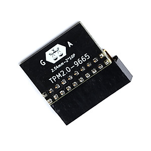 Replacement TPM2.0 Encryption Security Module, 20-1 Pin 2 * 10P TPM GA 20-1 Pin Remote Card Compatible with WIN11 2.0 System, for Gigabyte Platform Protection Module