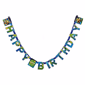 Teenage Mutant Ninja Turtles Birthday Party Banner, Party Supplies