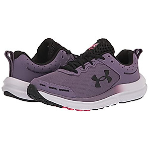 Under Armour Women's Charged Assert 10, (500) Retro Purple/Retro Purple/Black, 8, US