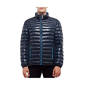 Rokka&Rolla Men's Lightweight Packable Down Jacket Puffer Coat