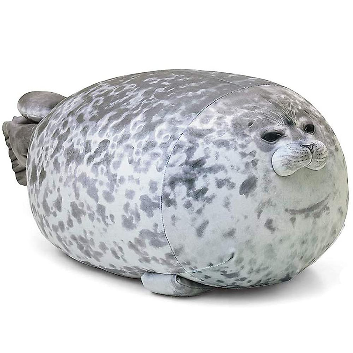 ETAOLINE Chubby Blob Seal Pillow Cute Seal Plush Toy Cotton Stuffed Animals (Large)
