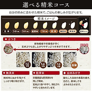 IRIS OHYAMA Rice Polishing Machine KRCI-B5-B (Black)【Japan Domestic Genuine Products】【Ships from Japan】