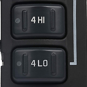15067877, 19168769 4WD Selector Switch, 4x4 Wheel Drive 3 Button Transfer Case Switch fitS for Chevrolet Silverado 1500/2500 /3500 2001-2002/For for GMC K1500/K2500 Suburban 1998-1999/ for GMC SIER