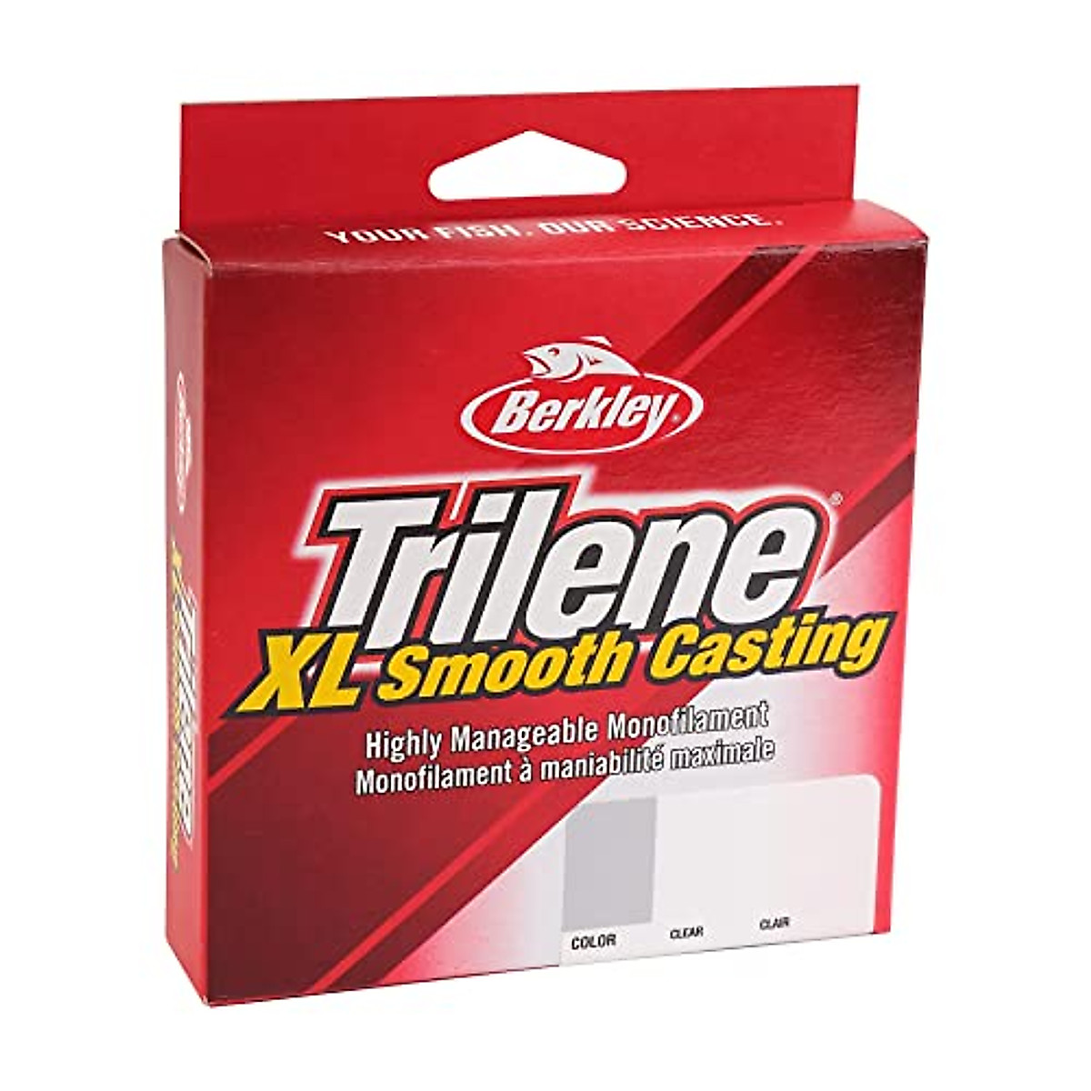 Berkley Trilene® XL®, Clear, 14lb | 6.3kg, 300yd | 274m Monofilament Fishing Line, Suitable for Freshwater Environments