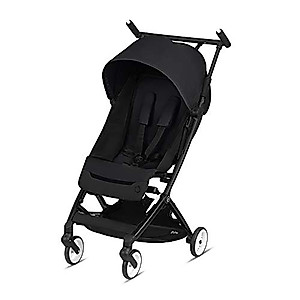 Cybex Fold Libelle Stroller UltraLightweight Small Hand Luggage Compliant Compact Stroller Fits Car Seats Sold Separately Infants 6 Months+, Deep Black