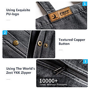 FWPP Womens Denim Hobo Bags, Jeans Casual Shoulder Bags for School Office Travel