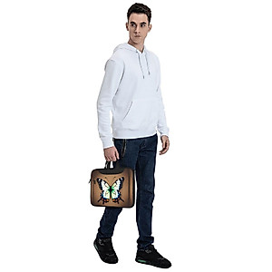 HYTTER Laptop Bag - Portable, Stylish, And Durable - Ideal For Both Men And Women Cute Little Butterfly 14 Inch Prints