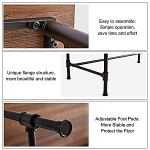 Computer Desk, Sturdy Office Desk, Modern Simple Study Desk, Writing Computer Desk, Home Office Desks, Rustic Computer Table, Home Office Industrial Style Laptop Table, Work Desk, Notebook Desk