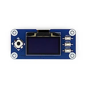 Waveshare 1.3inch OLED Display HAT for Raspberry Pi 128x64 Pixels with Embedded Controller Communicating via SPI or I2C Interface.