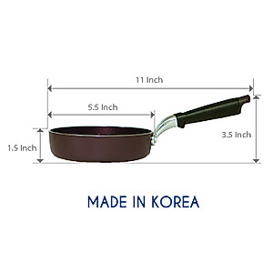 TECHEF - 5.5-Inch One Egg Frying Pan, Coated with New Teflon Select/Non-Stick Coating (PFOA Free) / Made in Korea (5.5-Inch)