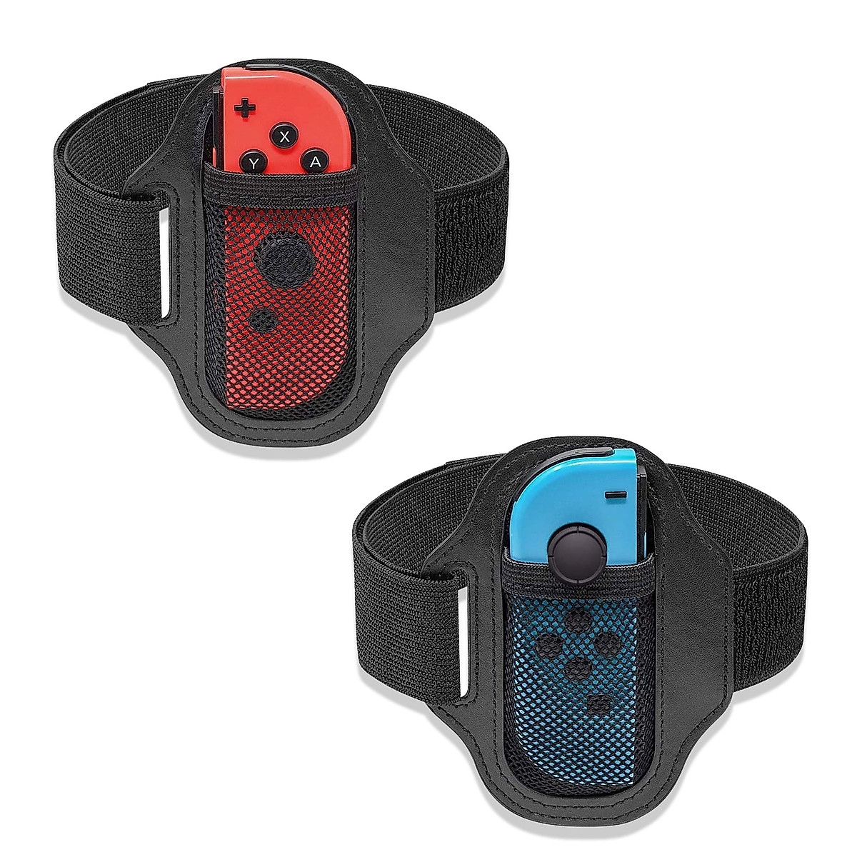 FANPL [2 Pack] Leg Strap for Nintendo Switch Sports Game Accessories/Ring Fit Adventure, Adjustable Elastic breathable Leg band for Switch & OLED Model Joy cons, Suitable for adults or children