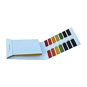 Litmus pH Test Strips | (pH 1-14), Universal Indicator, 2 Packs of 100 Strips. Test and Track Your Water, Diet, Saliva, Pool, Aquarium, Urine, and Soil.