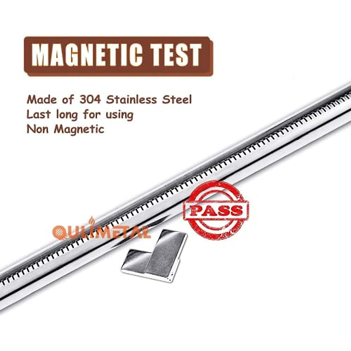 QuliMetal 24.5 Inch Flavorizer Bars and SUS304 34.5 Inch Grill Burner for Weber Genesis 300, E310 E320 S310 S320 (with Side Control Panels), Replaces Weber 7540 67722 67820