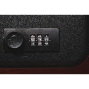 Lockdown Combination Compact and Subcompact Handgun Vault with All Steel Construction, TSA Approval and CA DOJ Certification for Secure Storage and Travel