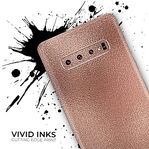 DesignSkinz Rose Gold Digital Foiled Surface V1 Protective Vinyl Decal Wrap Skin Cover Compatible with The Samsung Galaxy S20 (Screen Trim & Back Glass Skin)